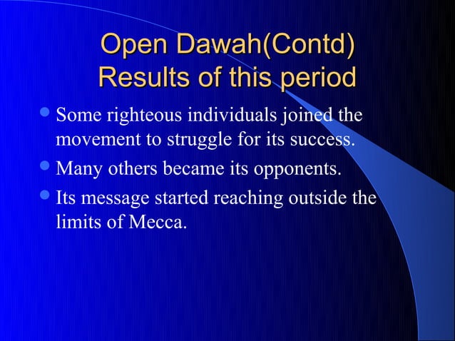 Seerah of Prophet Muhammad (S)--Meccan Period | PPT
