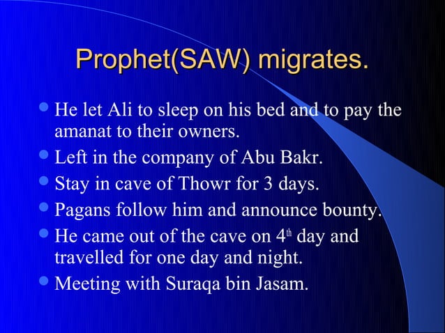 Seerah of Prophet Muhammad (S)--Meccan Period | PPT