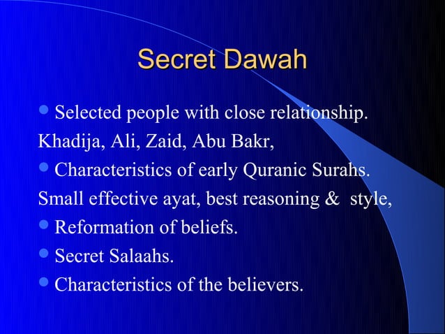 Seerah of Prophet Muhammad (S)--Meccan Period | PPT