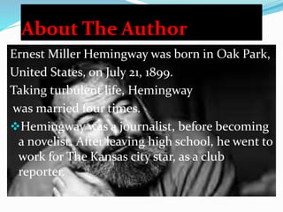 The old man & the sea | PPTX