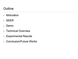 SEER: Auto-Generating Information Extraction Rules from User-Specified ...