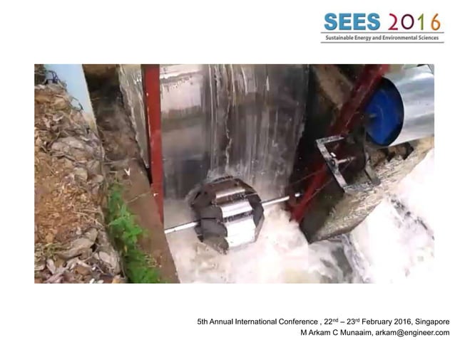 POTENTIAL OF MICRO HYDRO EMBEDDED AT EFFLUENT DISCHARGE POINT OF ...