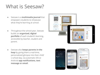 Seesaw teacher-overview | PDF