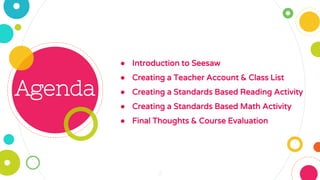 Using Seesaw for Kindergarten Assessment | PPTX