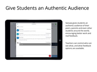 Seesaw overview presentation | PPTX | Internet for Beginners | Internet