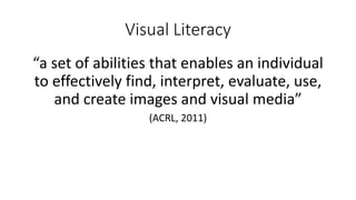 See & Say: Visual Literacy in Language Learning | PPTX