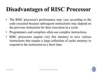 CS304PC:Computer Organization and Architecture Session 30 RISC.pptx
