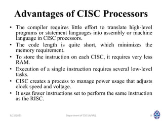 CS304PC:Computer Organization and Architecture Session 30 RISC.pptx