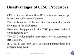 CS304PC:Computer Organization and Architecture Session 30 RISC.pptx