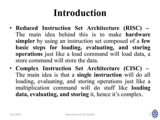 CS304PC:Computer Organization and Architecture Session 30 RISC.pptx