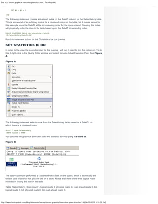 See sql server graphical execution plans in action tech republic | PDF