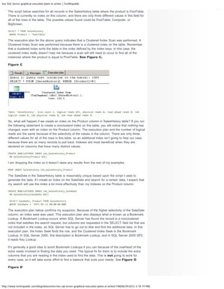 See sql server graphical execution plans in action tech republic | PDF