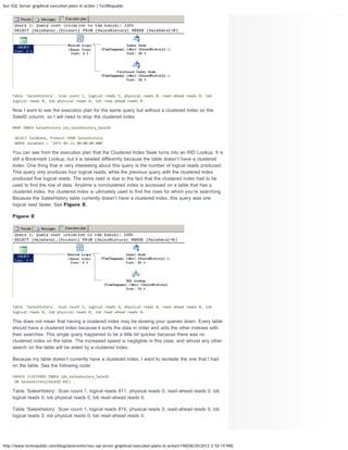 See sql server graphical execution plans in action tech republic | PDF