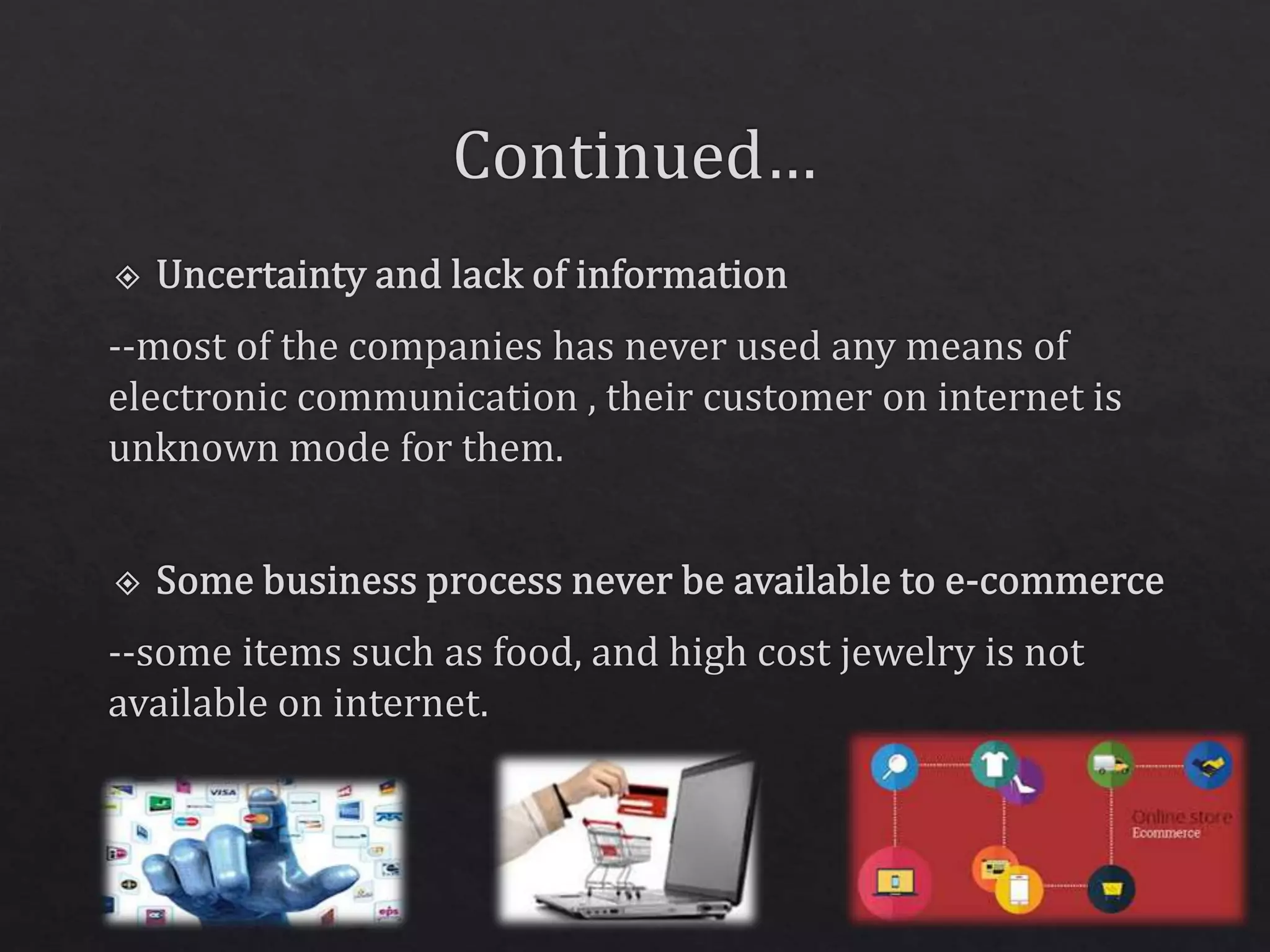Limitations of E-Commerce Presentation | PPTX
