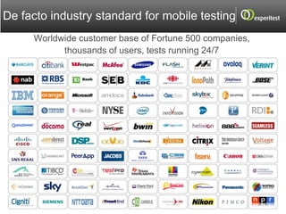 SeeTestAutomation - Mobile Test Automation Tool by Experitest | PPTX