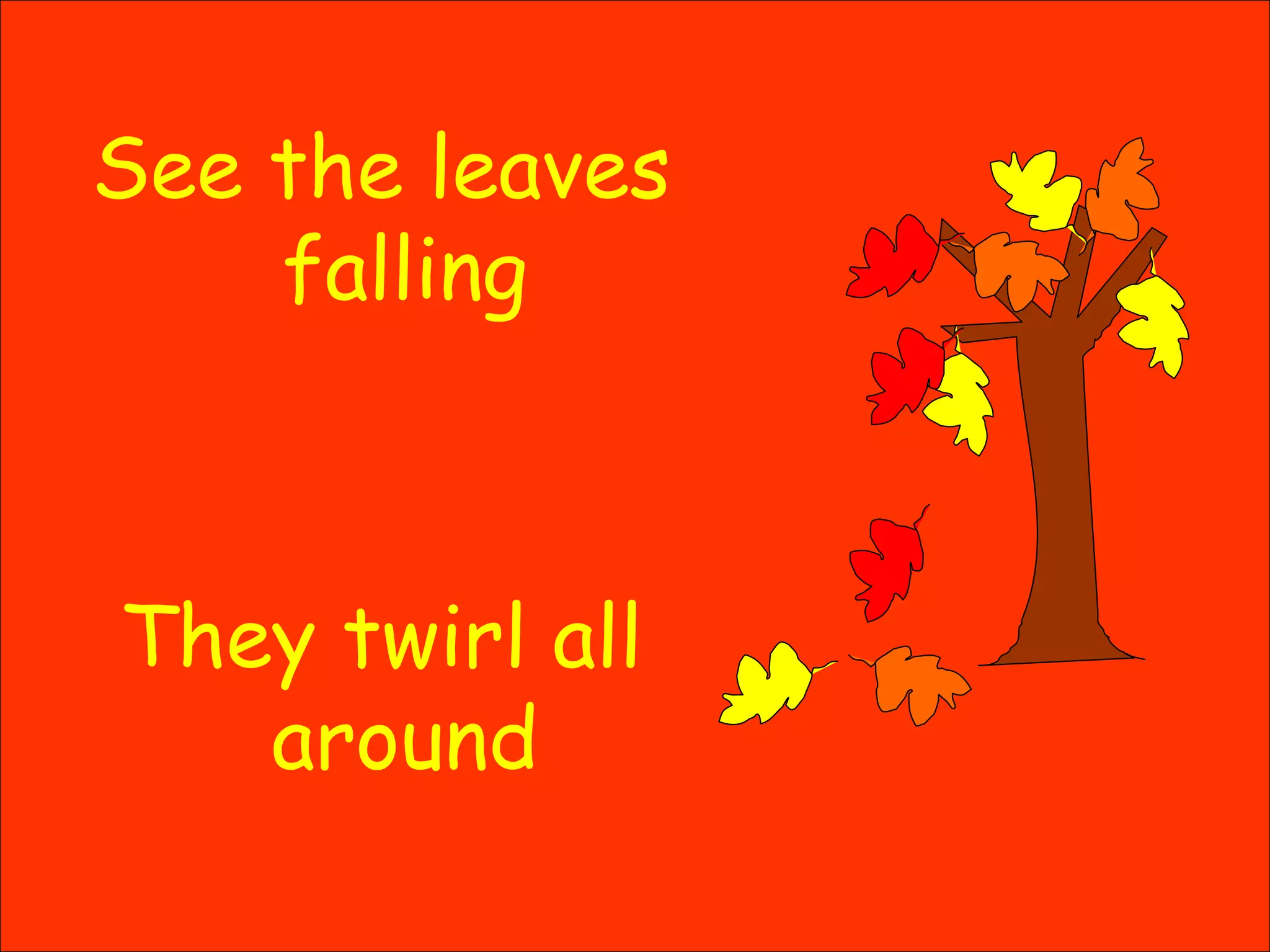 Preschool: See The Leaves Falling | PPT