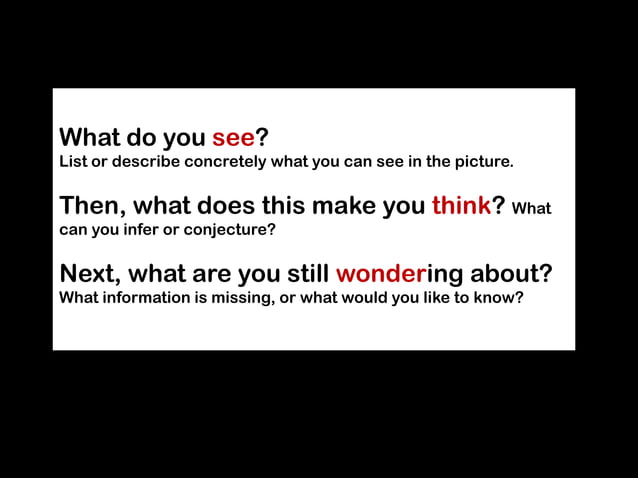 See think wonder example | PPTX | Australia and Oceania Travel | Travel ...