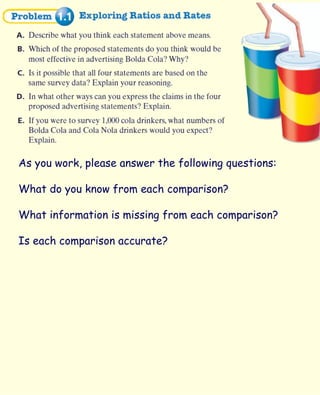 Comparing & Scaling Problem 1.1 Hex | PDF
