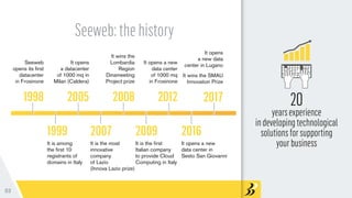 Seeweb presentation | PPT | Free Download