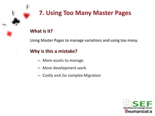 SharePoint Exchange Forum - 10 Worst Mistakes in SharePoint Branding | PDF