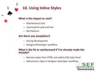 SharePoint Exchange Forum - 10 Worst Mistakes in SharePoint Branding | PDF