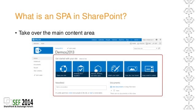 SEF 2014 - Single-Page Applications (SPAs) in SharePoint Using SPServices