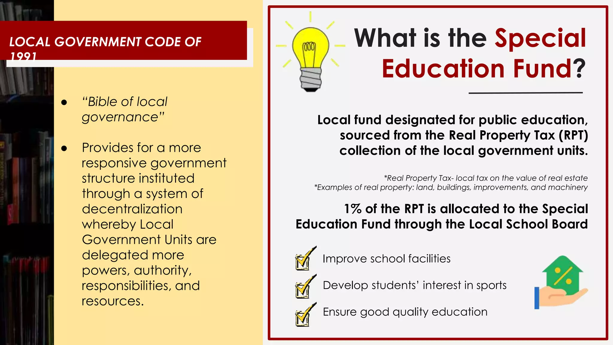 Special Education Fund- Pasig City | PPTX