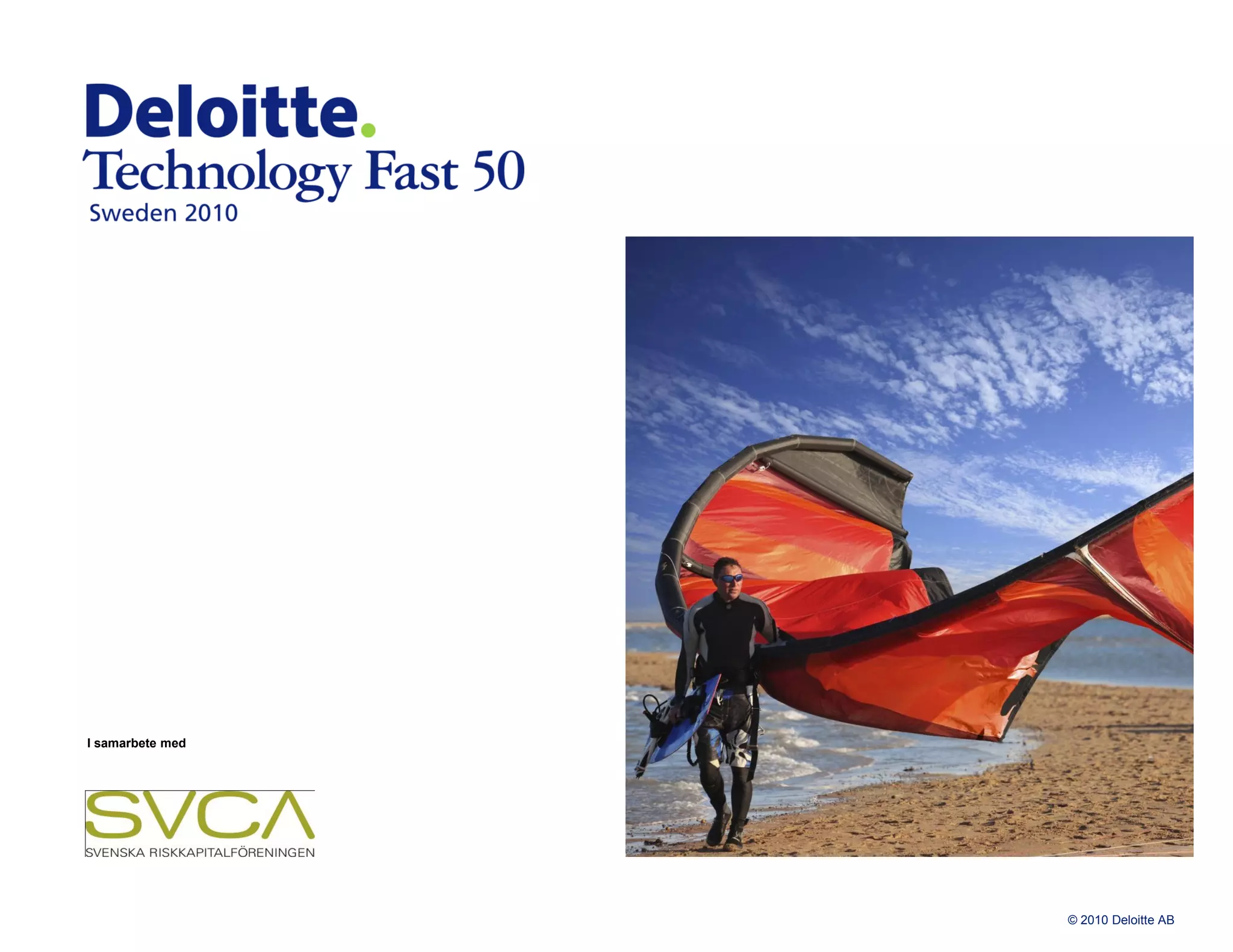 Deloitte - Sweden Tecnhology Fast 50 | PPT