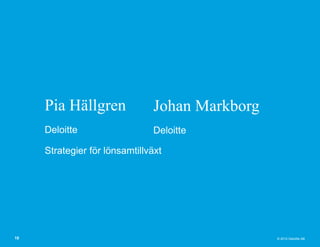 Deloitte - Sweden Tecnhology Fast 50 | PPT