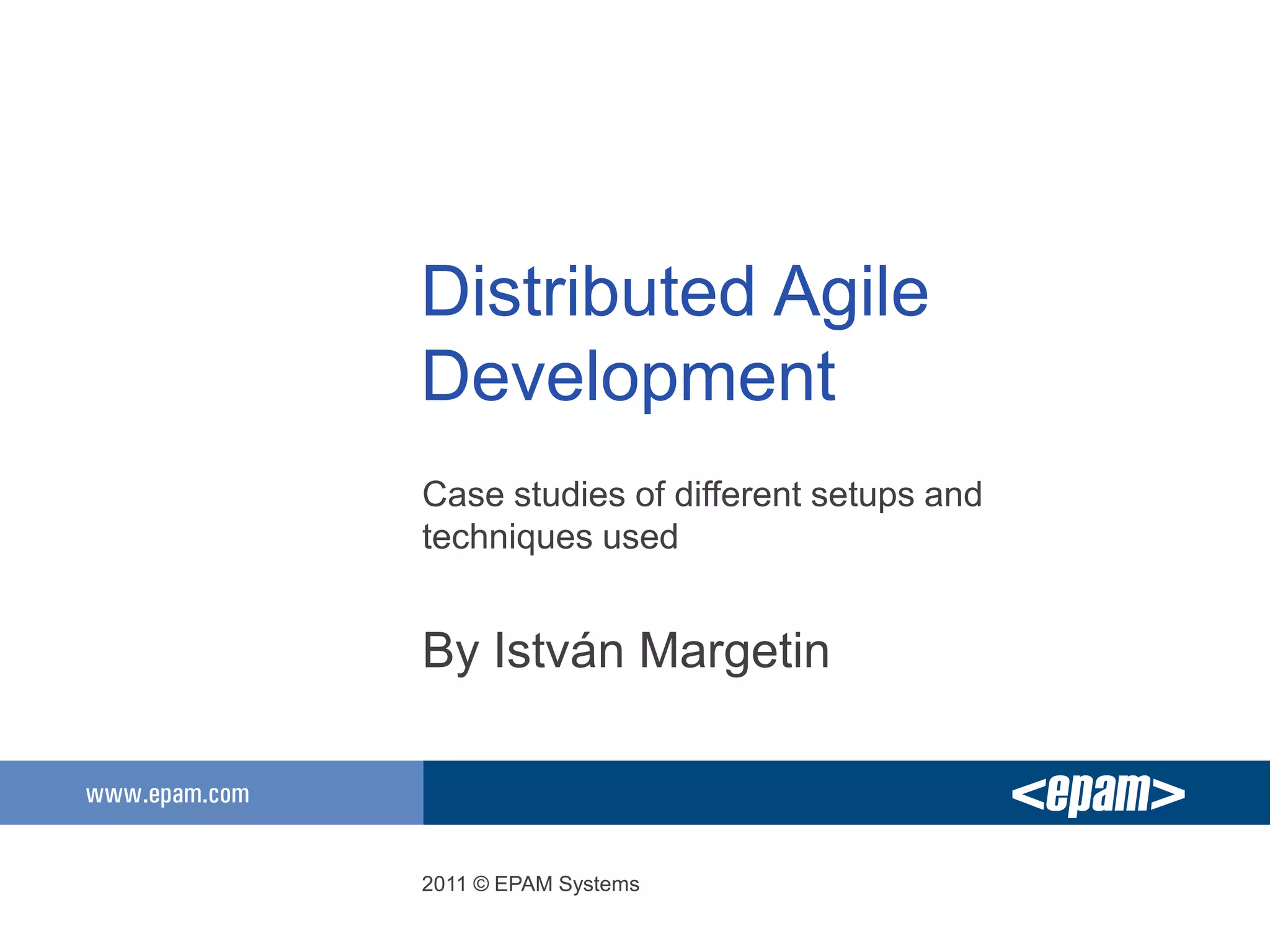 Distributed Agile Development | PPT