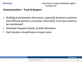 Distributed Agile Development | PPT