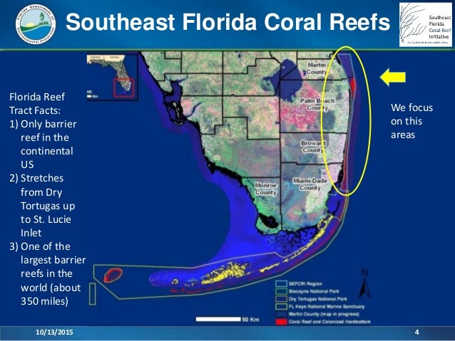 Florida Reefs Map 26 Coral Reef On Map Maps Online For You