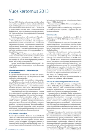 SEFE - Vuosikertomus 2013 | PDF