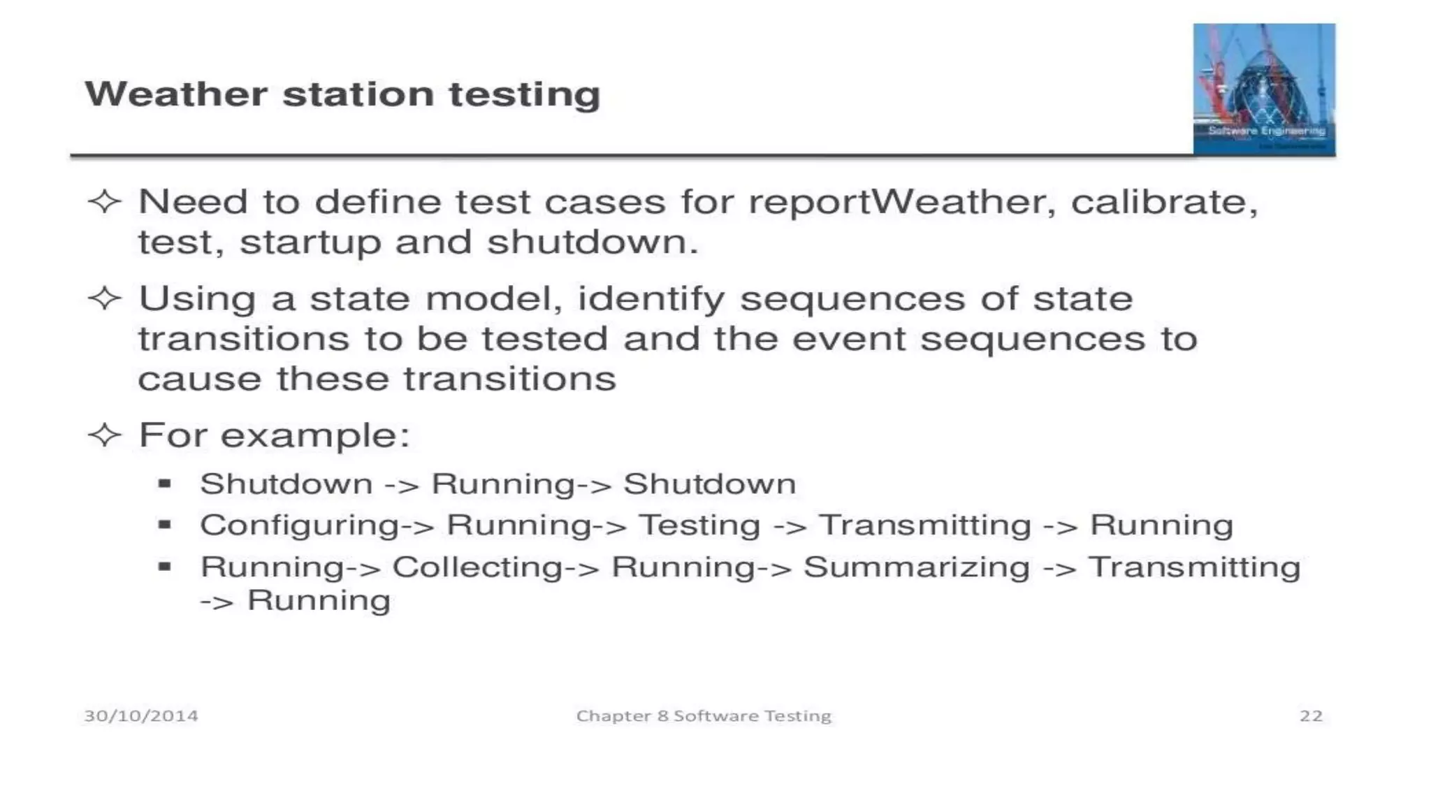 SOFTWARE TESTING CHAPTER 8 SE | PPTX