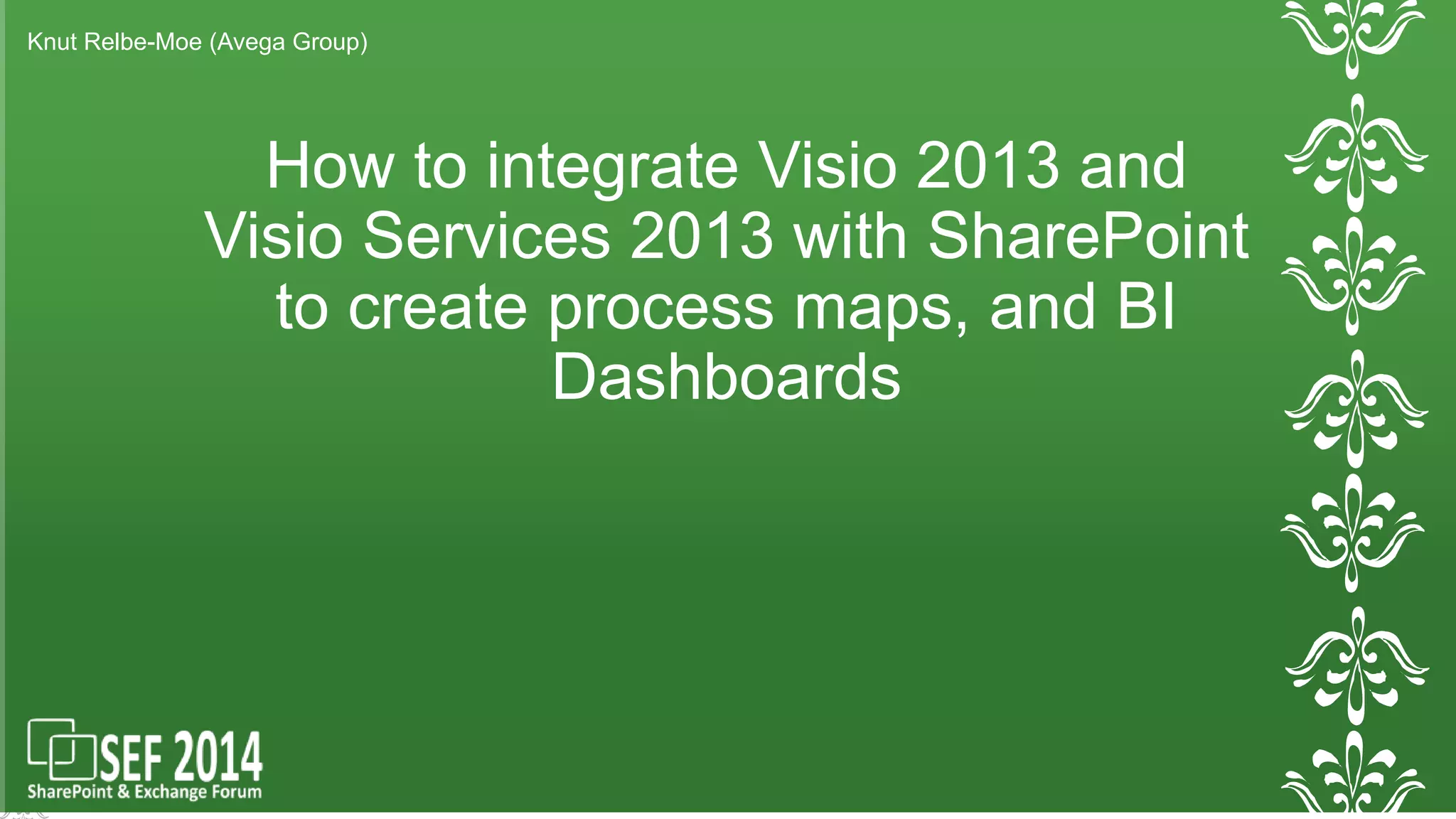 How to integrate Visio 2013 and Visio Services 2013 with SharePoint to create process maps, and ...