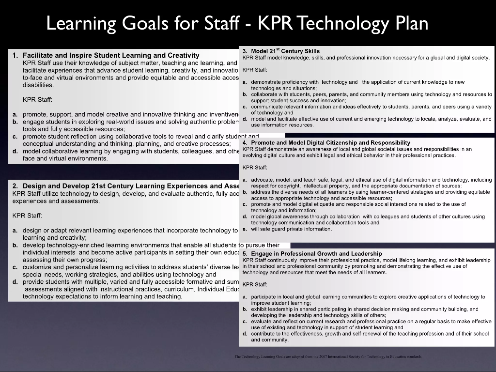 SEF Technology Plan Alignment | PPT