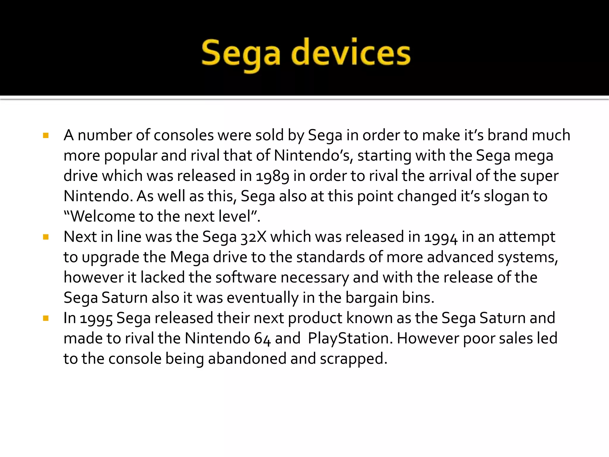Sega logo powerpoint | PPTX