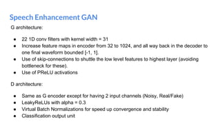 SEGAN: Speech Enhancement Generative Adversarial Network | PDF