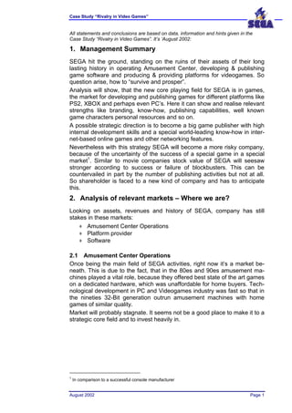 Case Study: “Rivalry on Video Games” | PDF