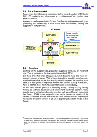 Case Study: “Rivalry on Video Games” | PDF