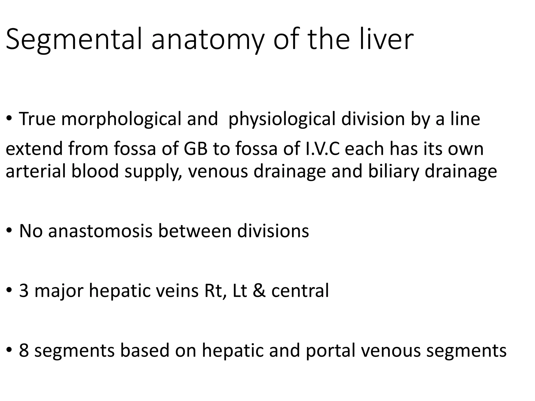 Segemental anatomy of liver | PPTX