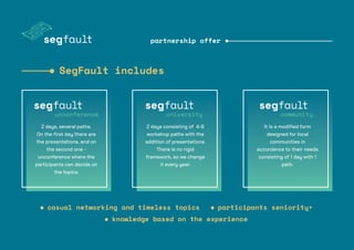 SegFault Partnership Offer 2020 | PPT