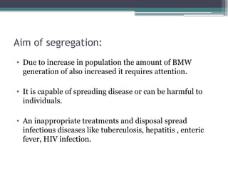 Seggregation of waste Haematology ARUN.pptx