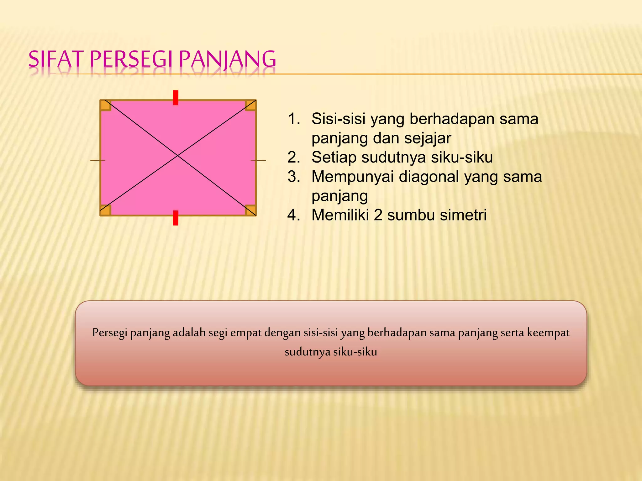 sifat-sifat segiempat kelas 7 SMP | PPTX