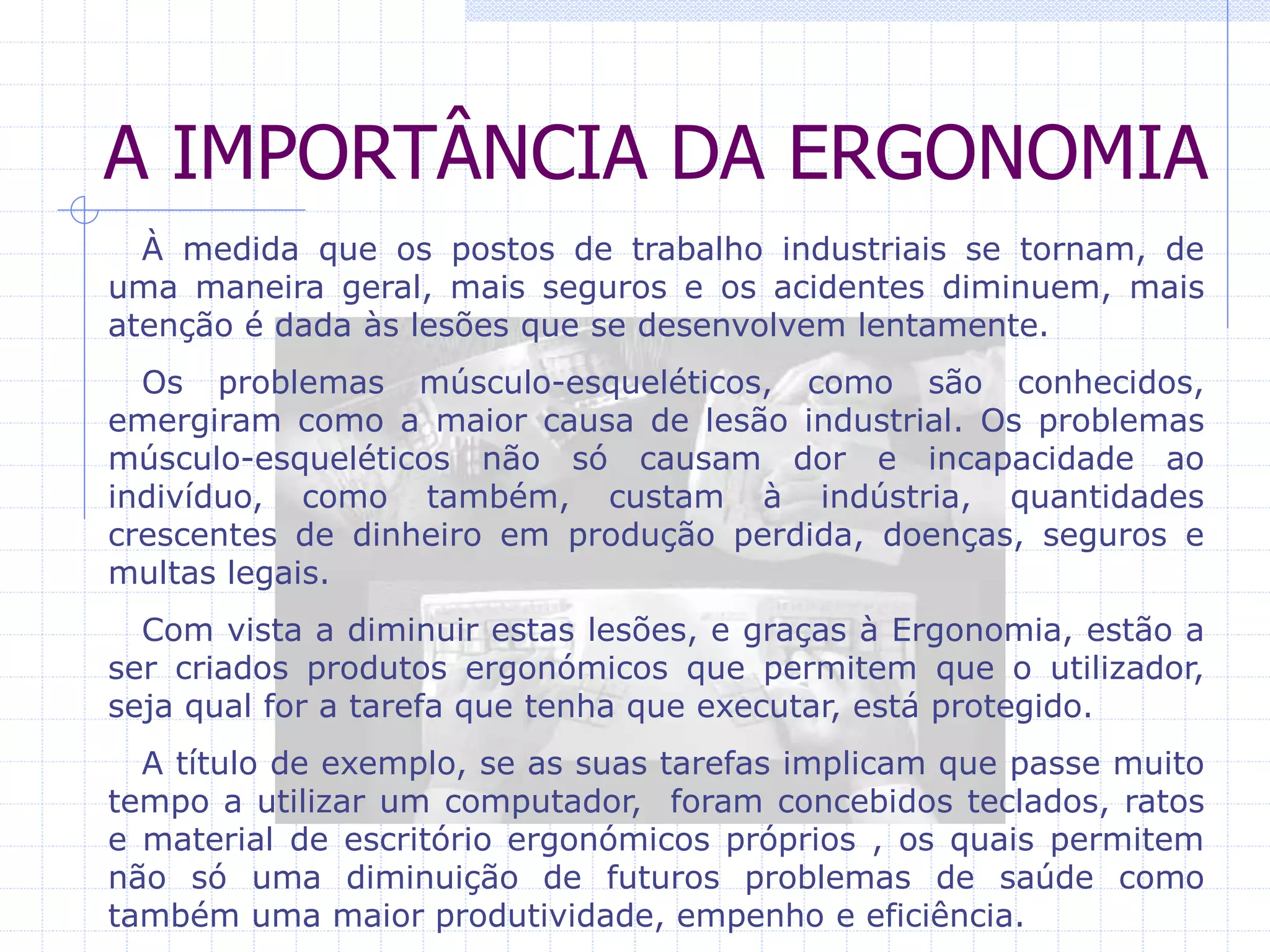 [Segmedtrab] ergonomia ergonomia | PPT