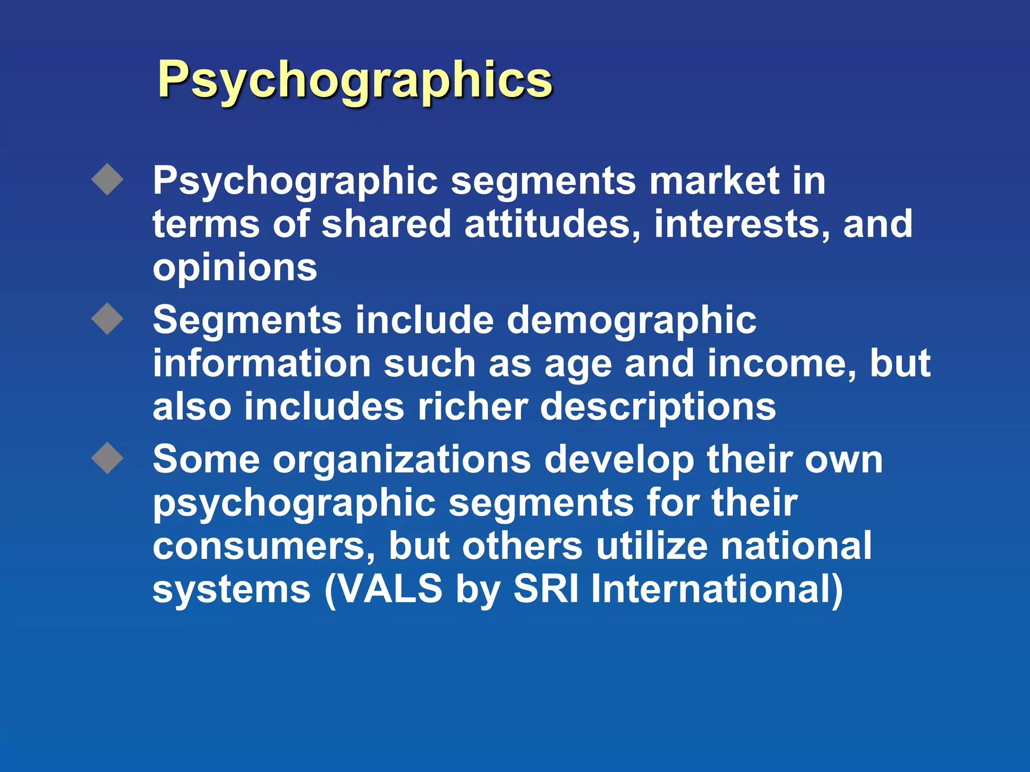 Segment targeting & positioning | PPSX