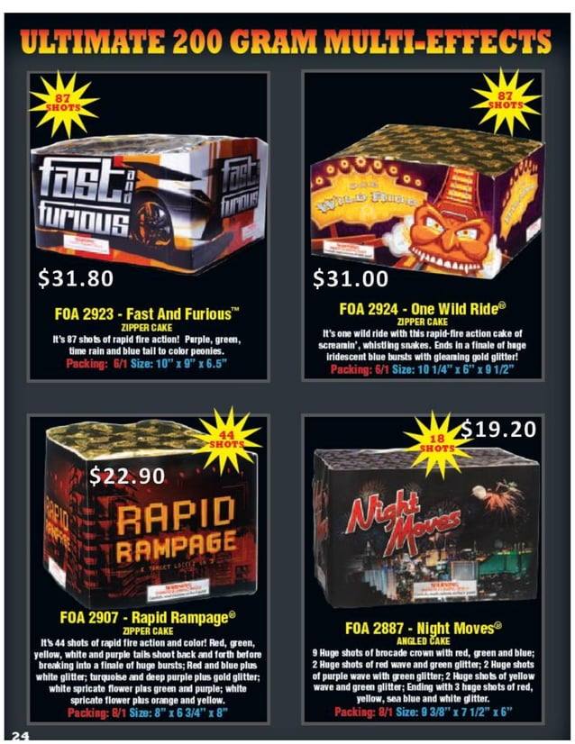 Segment 010 of fireworks catalog | PDF