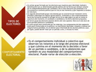 Segmentacion y electores | PPTX