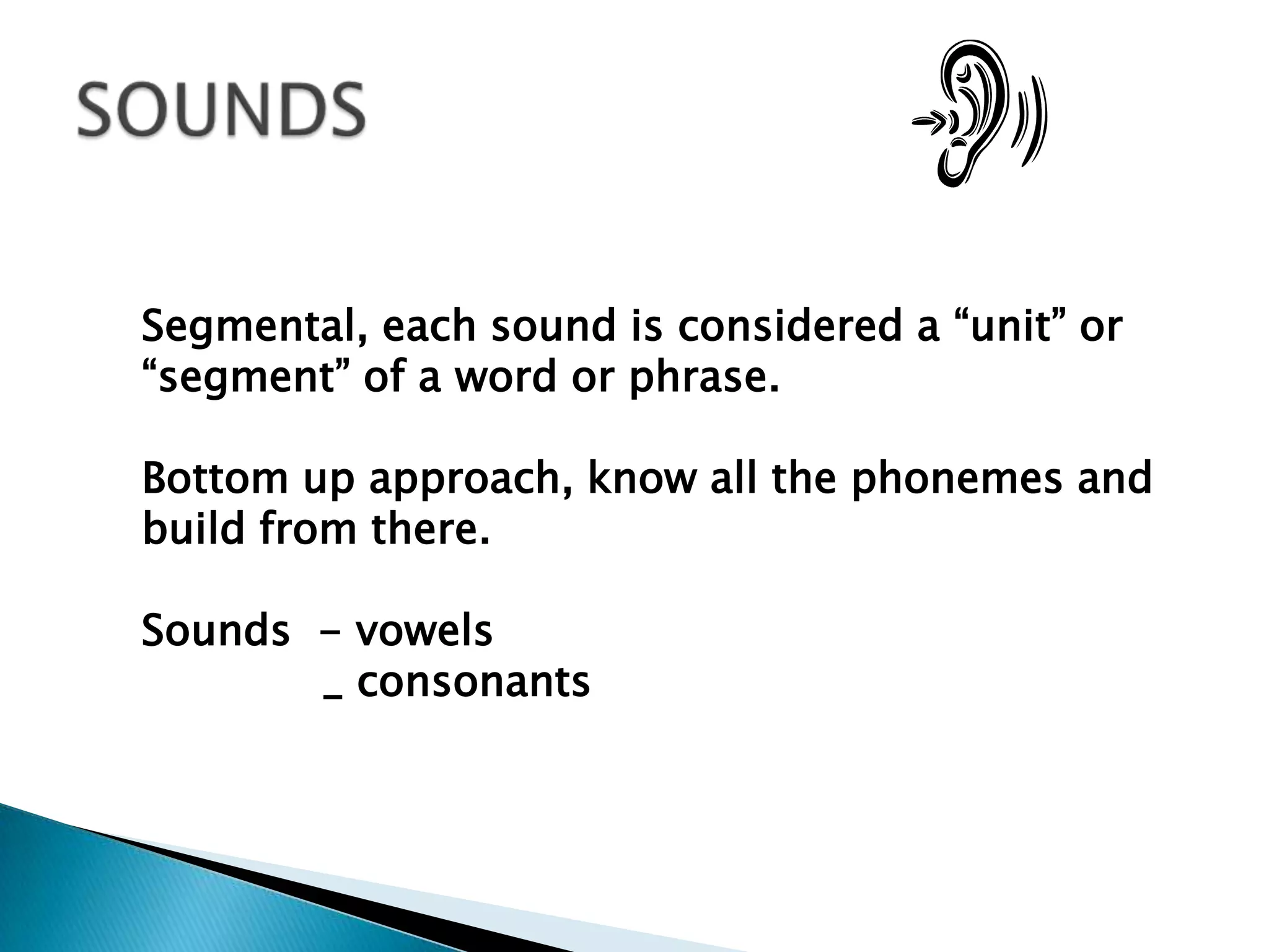 Segmental aspects of pronunciation | PPSX