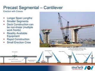 Segmental bridge constructin techniques | PPT